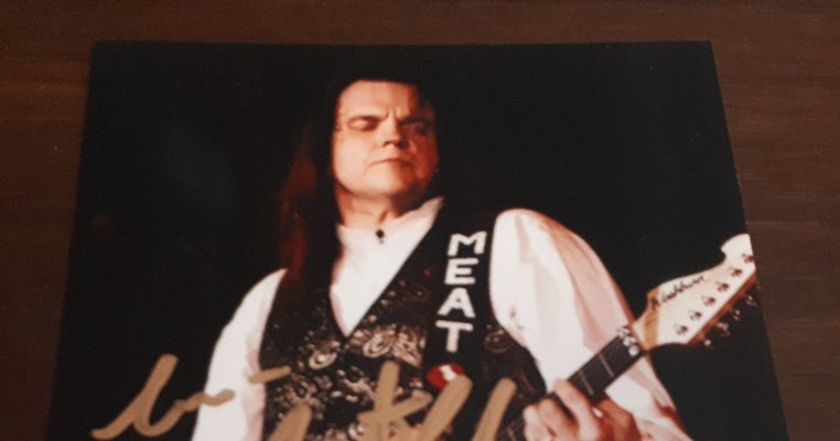 Autograph VIP: Meat Loaf, an American singer, songwriter, record ...