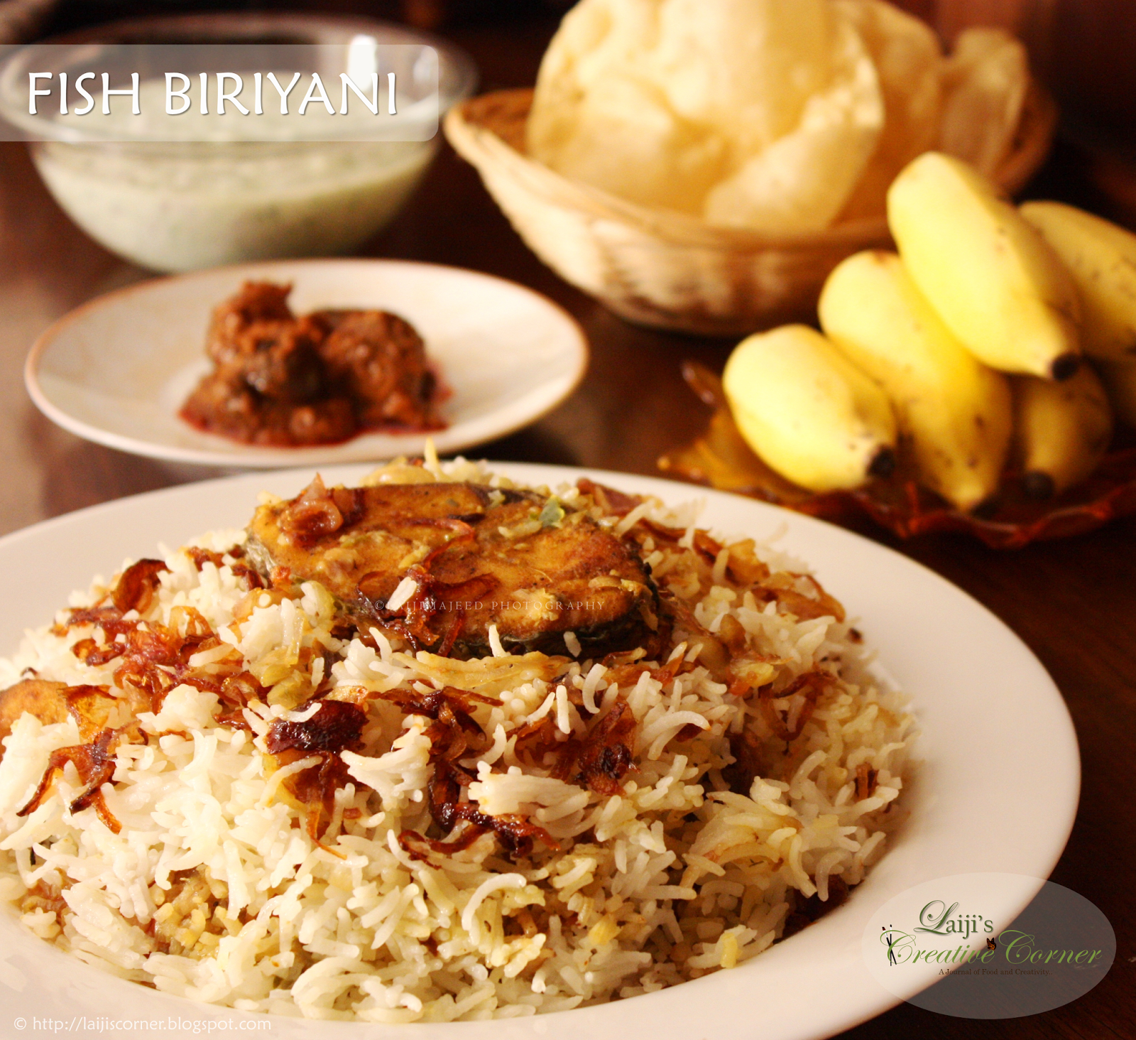 Laiji's Creative Corner: Fish Biryani