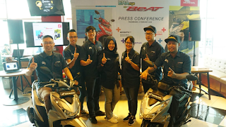 Generasi Kelima Honda BeAT Resmi Mengaspal di Sumsel