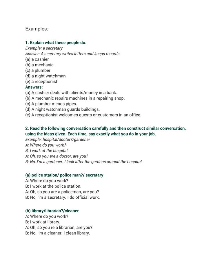 Class 11 English: Important Grammar Questions and Answers - Questions ...