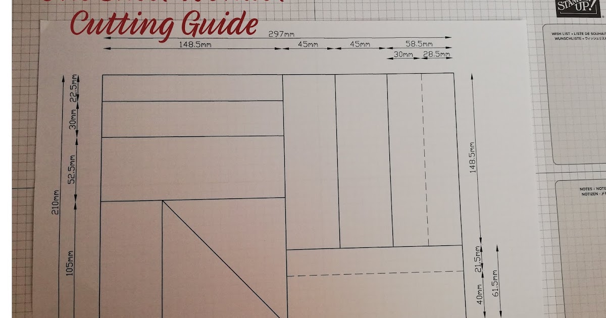 A One Sheet Wonder Cutting Guide in Metric Measurements - Sarah Hardy