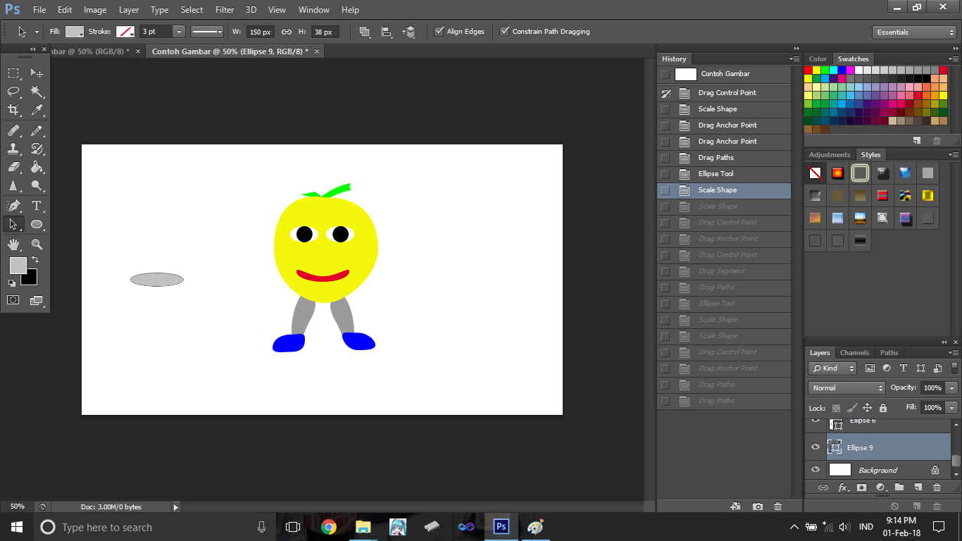 Pengertian Gambar Raster dan contoh membuat Gambar Raster di Photoshop ...
