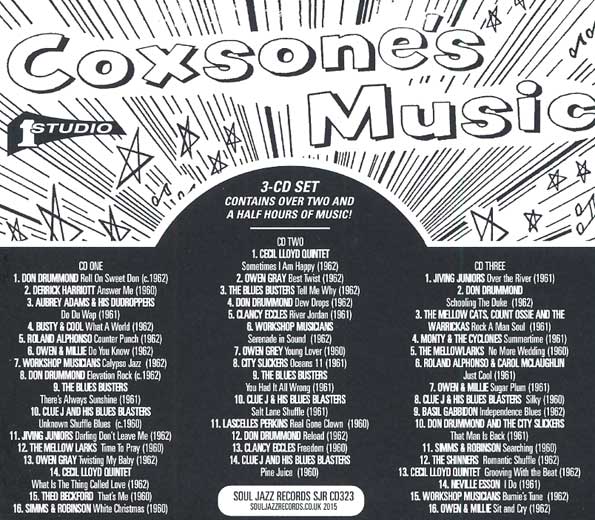 Coxsones Music The First Recordings Of Sir Coxsone The Downbeat 1960-62
