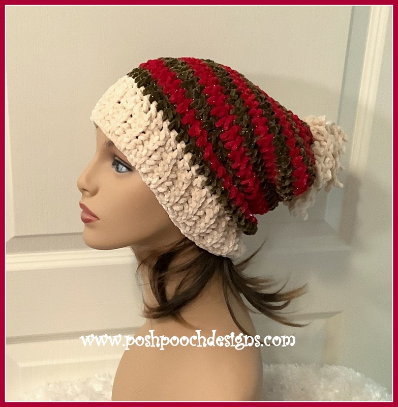 Posh Pooch Designs : Velvet Stocking Hat Crochet Pattern | Posh Pooch ...