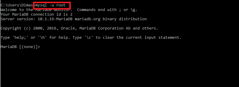 Cara Membuat Primary Key Di Mysql XAMPP CMD - Ujar.me