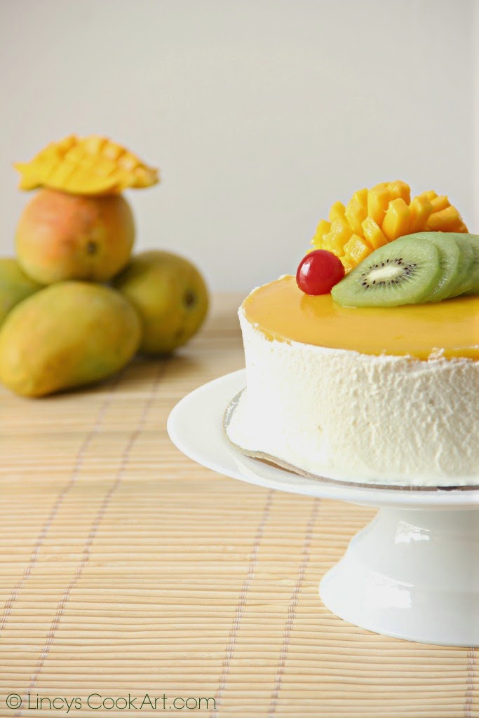 Mango Cake ~ Lincy's Cook Art