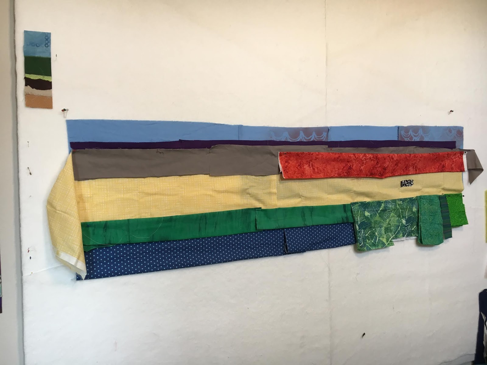 Deborah's Journal: Treelines Art Quilt -- The Whole Process