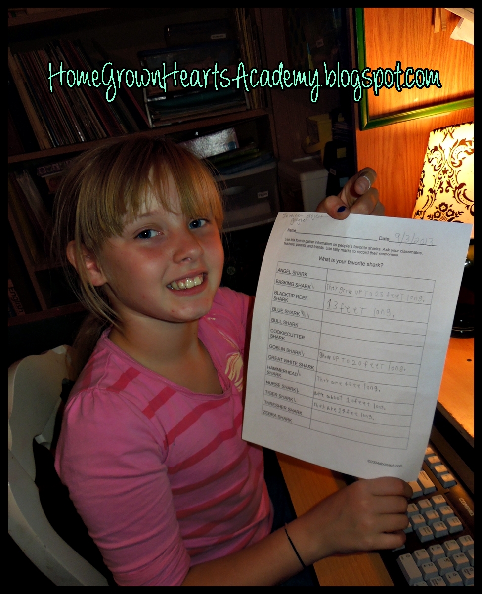 Home Grown Hearts Academy Homeschool Blog: Ocean Unit - Sharks