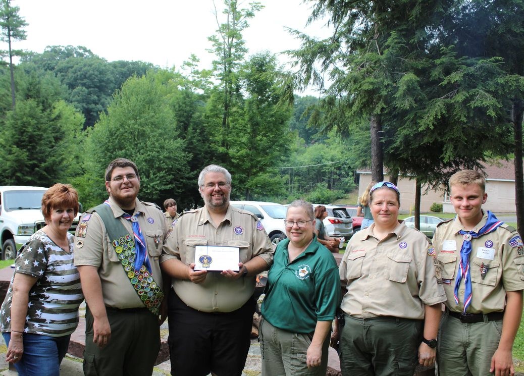 Llewellyn Cubmaster Honored with Unit Leader Award of Merit