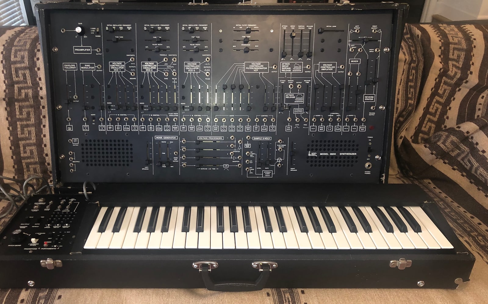 MATRIXSYNTH: Restored Vintage ARP 2600 with 3620 Duophonc Keyboard 4012 ...
