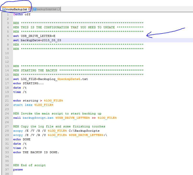 almir's corner - blog -: Backup Script for Personal Computer