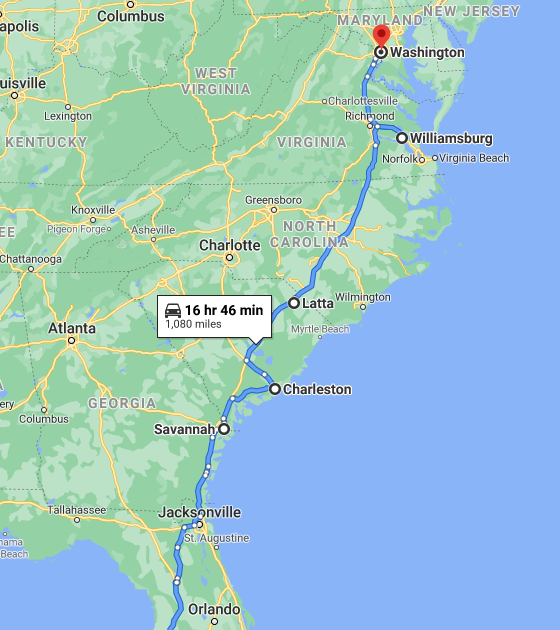 By Car and By Auto-Train