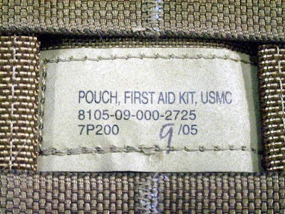 Webbingbabel: USMC IFAK Individual First Aid Kit 2005