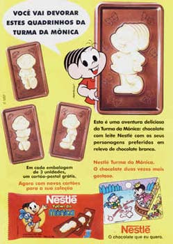 É da sua época?: [1990] Chocolate ao Leite Turma da Mônica