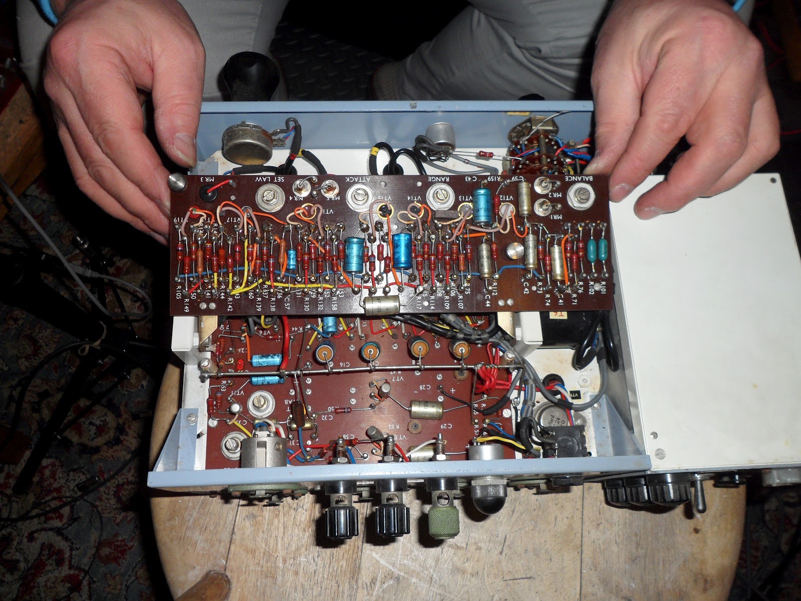 Vintage Audio Workshop: Pye Germanium Transistor 4 Channel Mic Amp ...