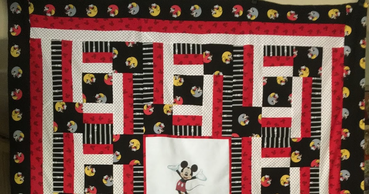 Ros-the-quilter, quilting is my sanity…….: Mickey Mouse Quilt