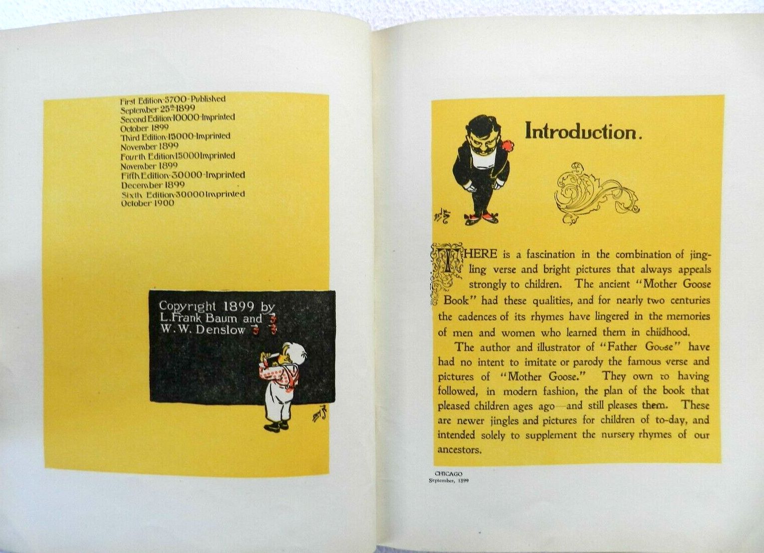 William Wallace Denslow: 1899 Father Goose His Book