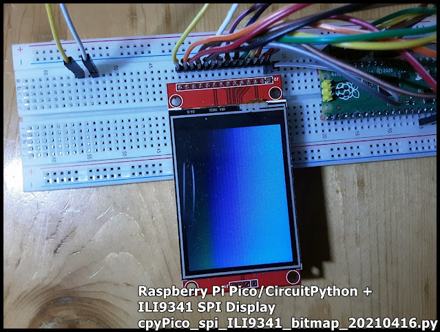 Hello Raspberry Pi: Raspberry Pi Pico/CircuitPython + ILI9341 SPI ...