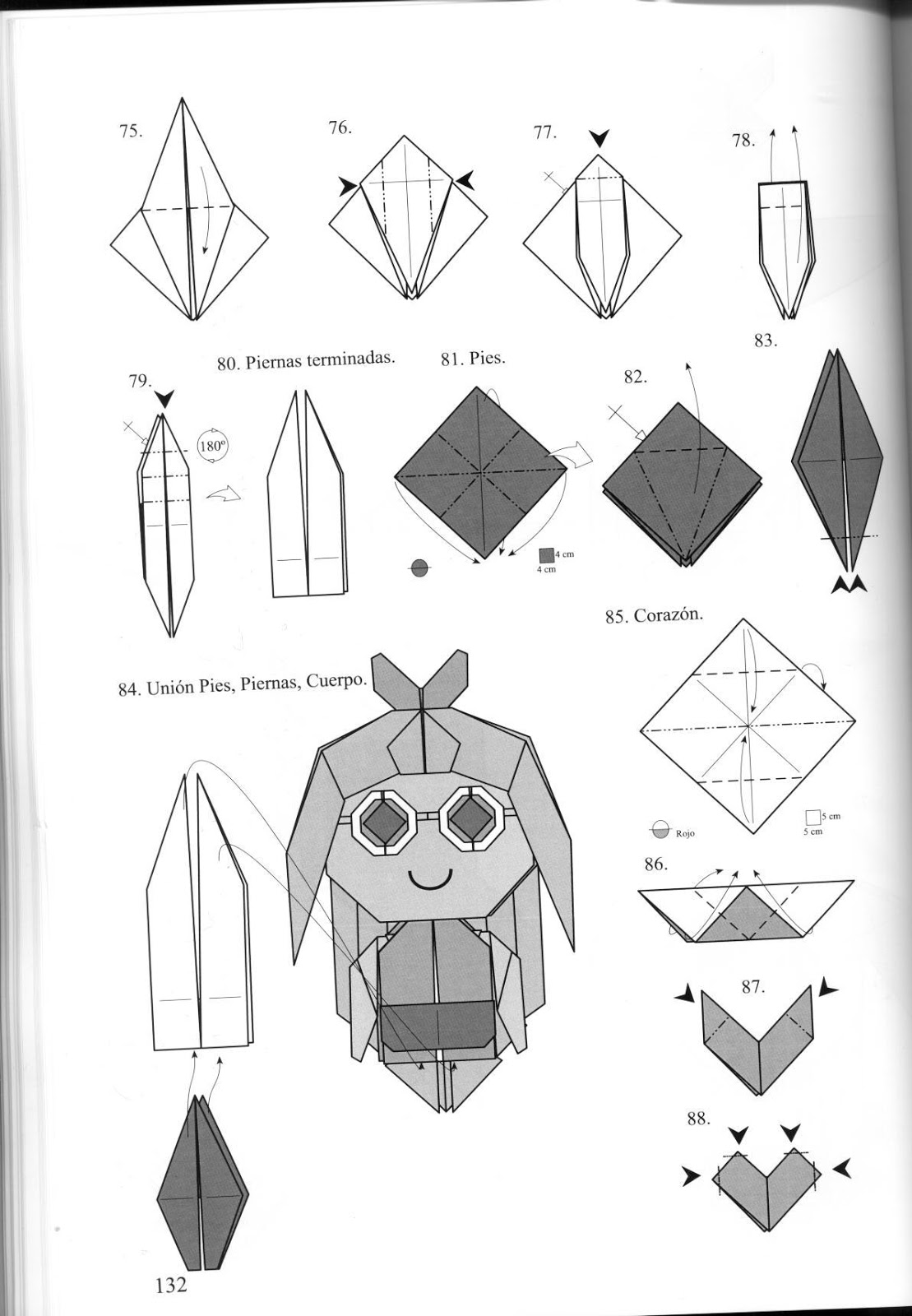Origami Cartoon 4 Original - Ruby Book Origami