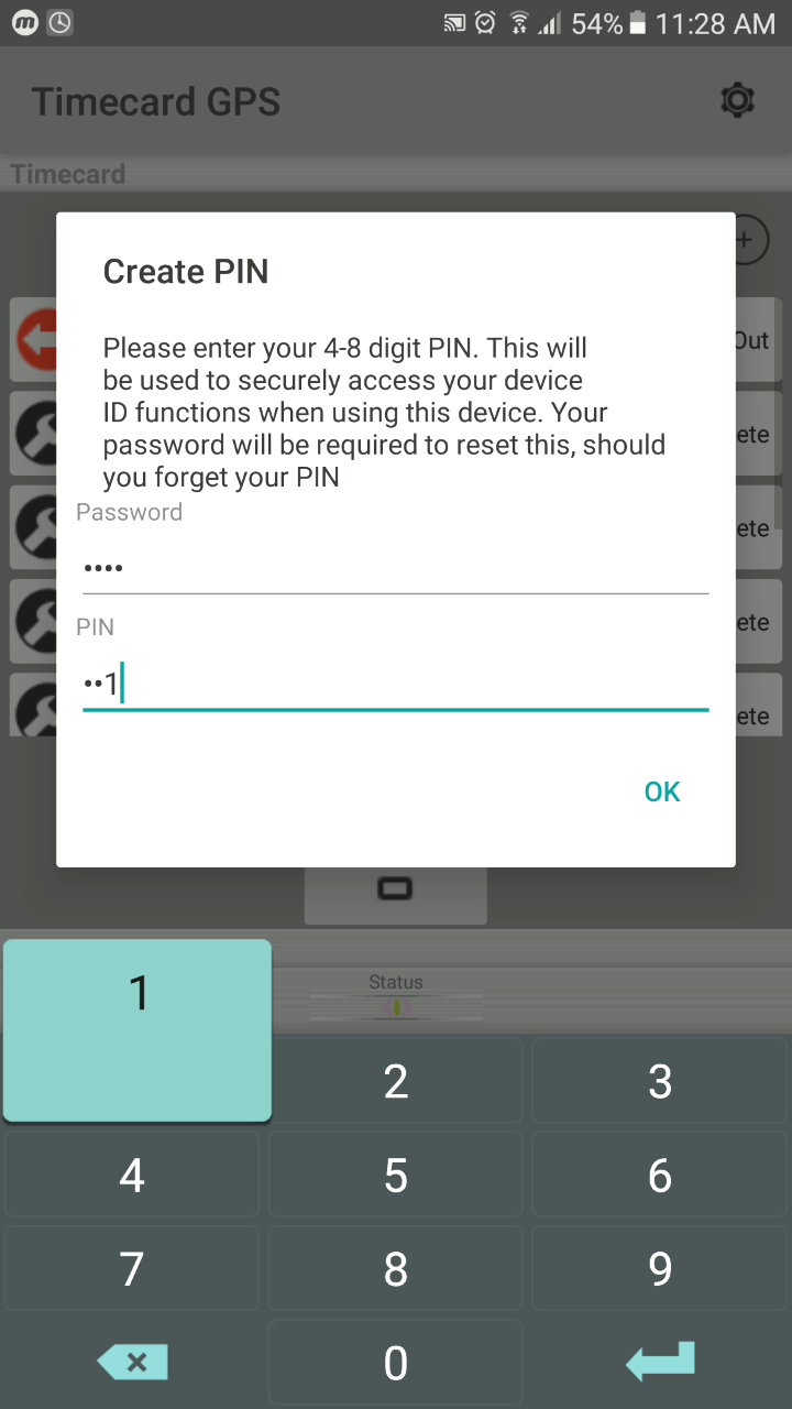 Econz Wireless: Timecard Checker: New PIN Functionality