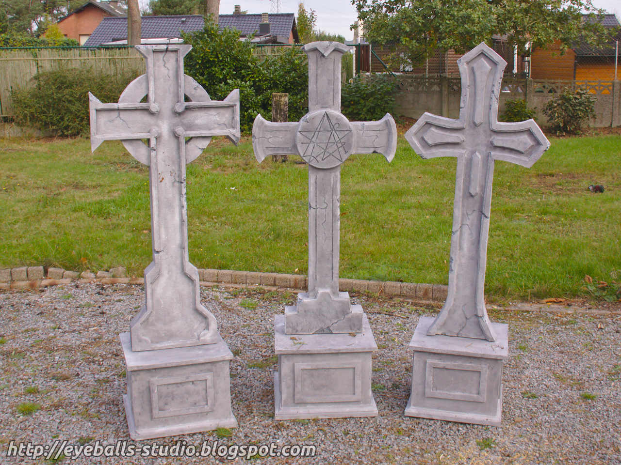 Cemetery Crosses ~ Eyeballs Studio