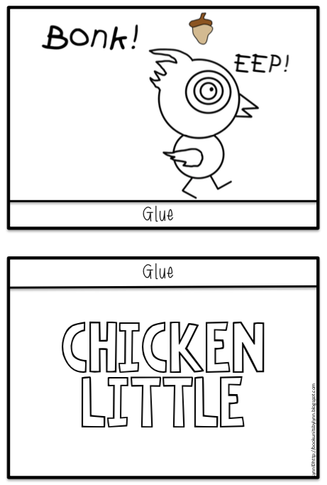 CHICKEN LITTLE BOOK SEQUENCING CRAFT ~ Book Units by Lynn