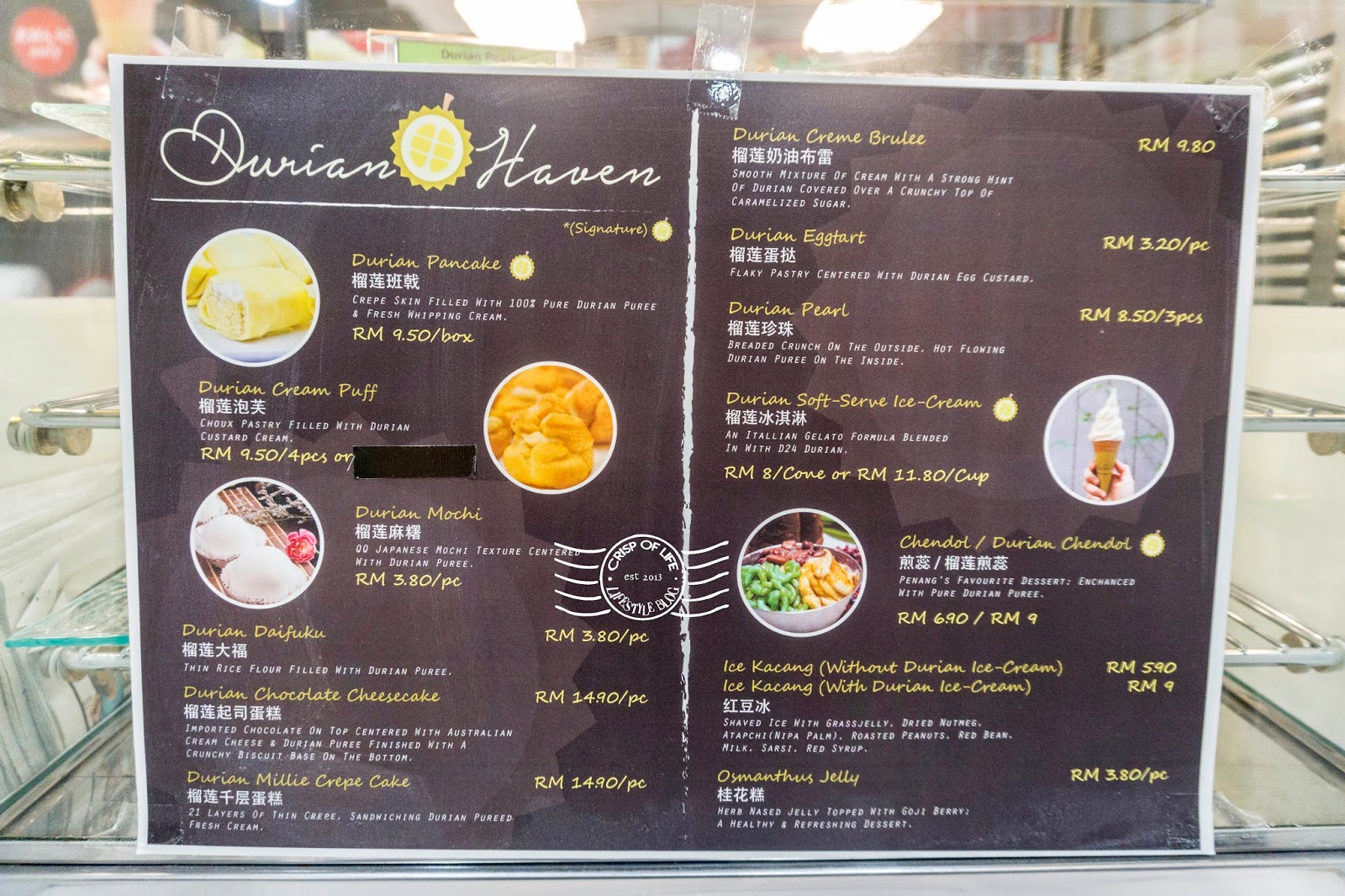 Durian Haven @ Queensbay Mall, Bayan Lepas, Penang - Crisp of Life - Penang Food & Travel Blogger