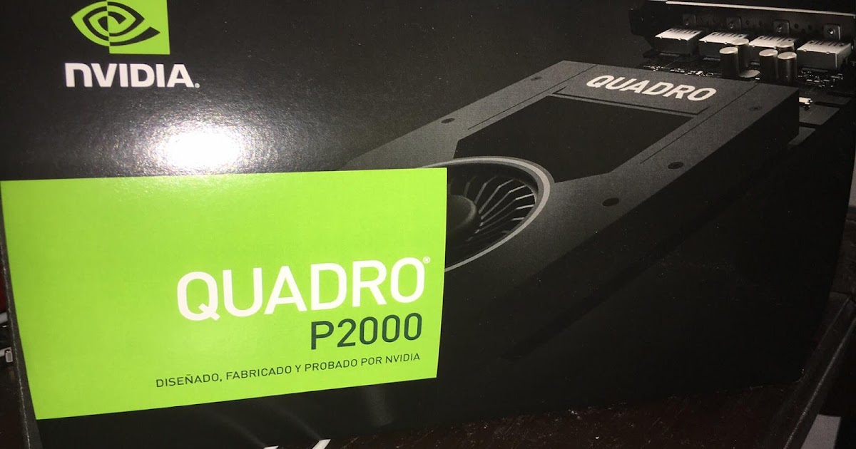 Nvidia quadro p2000 - review.