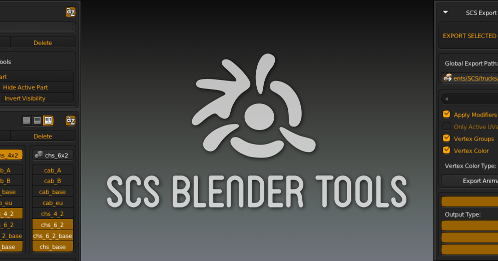 Euro Truck Simulator 2 Fan's (Germany) : SCS - SCS Blender Tools