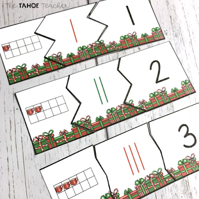 Christmas Math Centers for Kindergarten, First Grade, and Second Grade ...