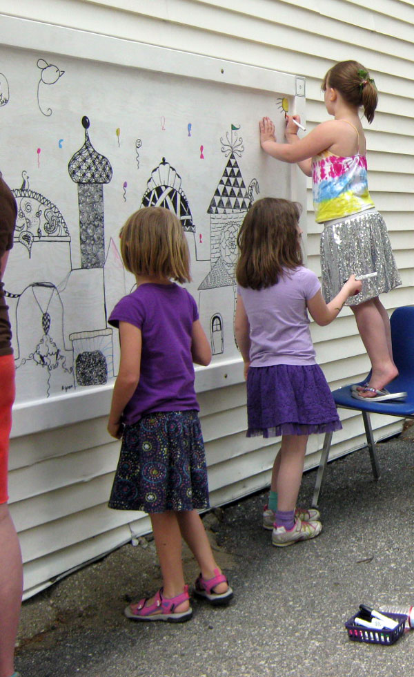 ZT for Kids!: Zentangle-y Mural