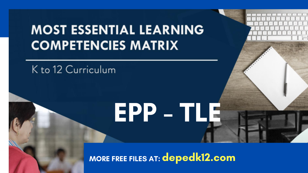 EPP/TLE | Most Essential Learning Competencies (MELCs) Direct Download ...