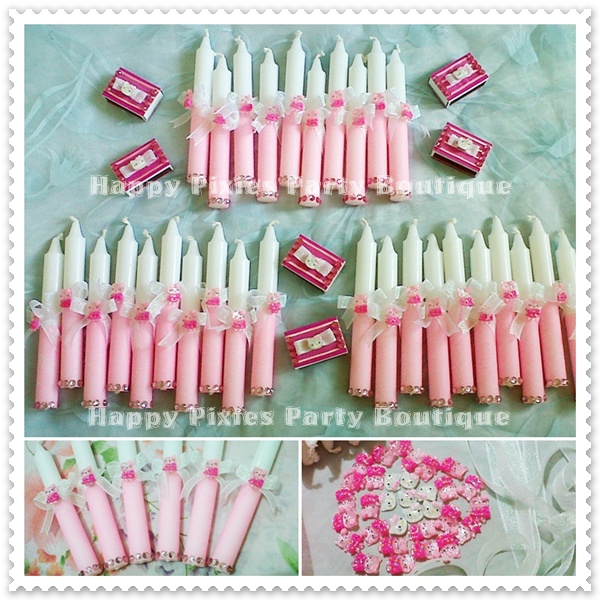 Happy Pixies Party Boutique: Project: Hello Kitty Candles