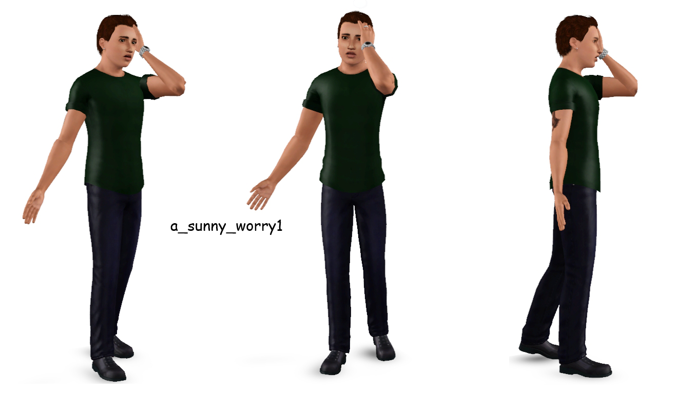 Secrets of the Sixkillers: Downloads- Poses- Sunny's Emotional Reaction ...