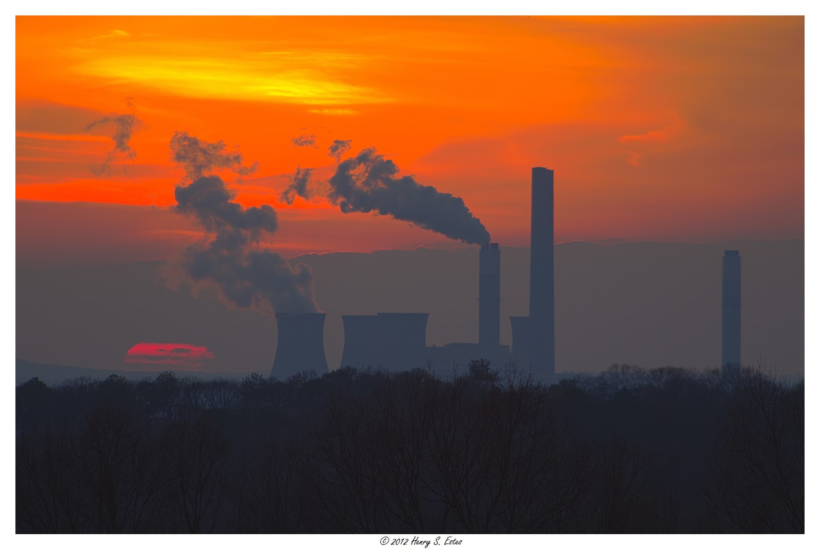 Henry S. Estes Photography: Sunset over Plant Bowen