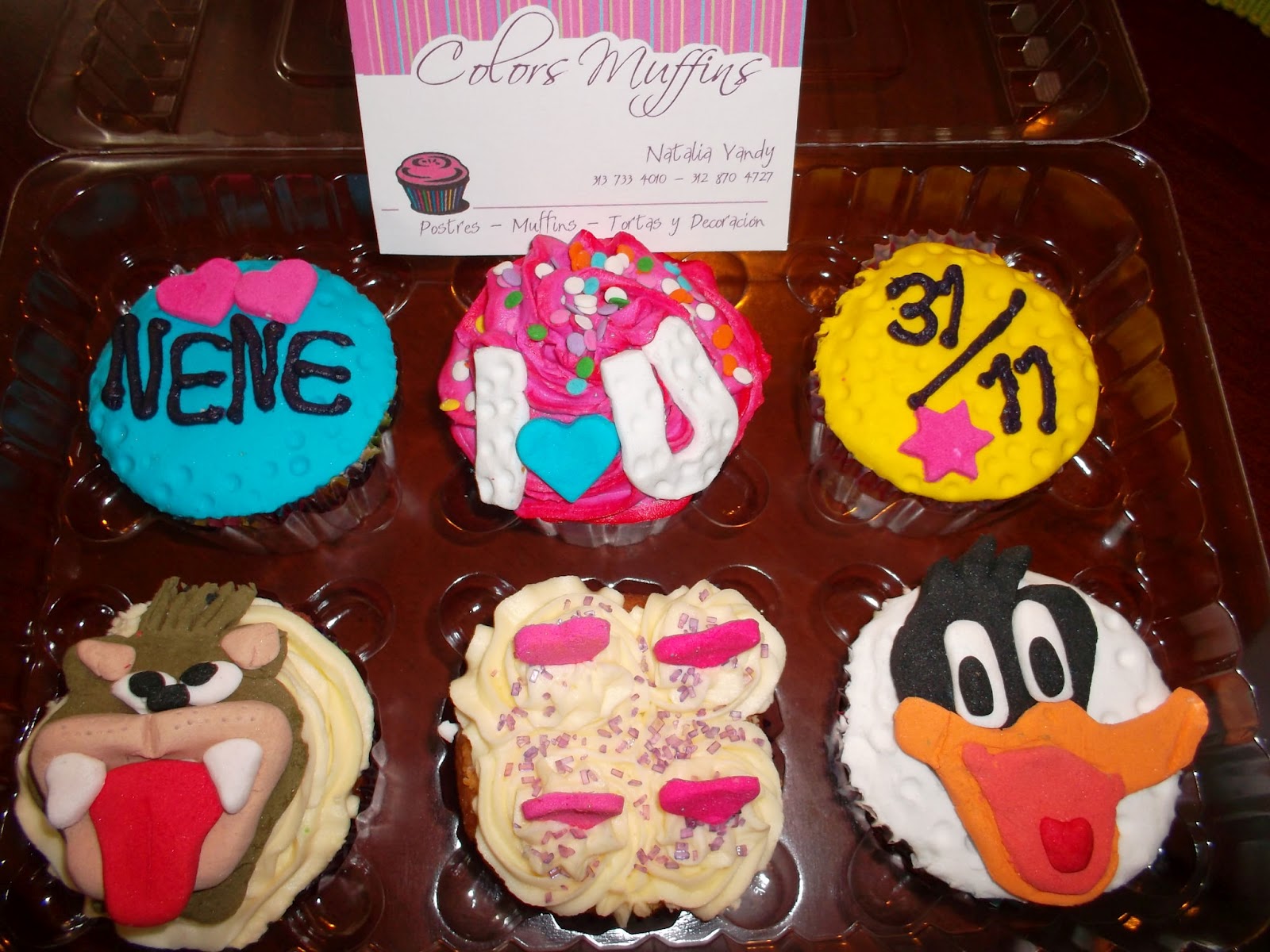 Colors Muffins: Muffins Personalizados
