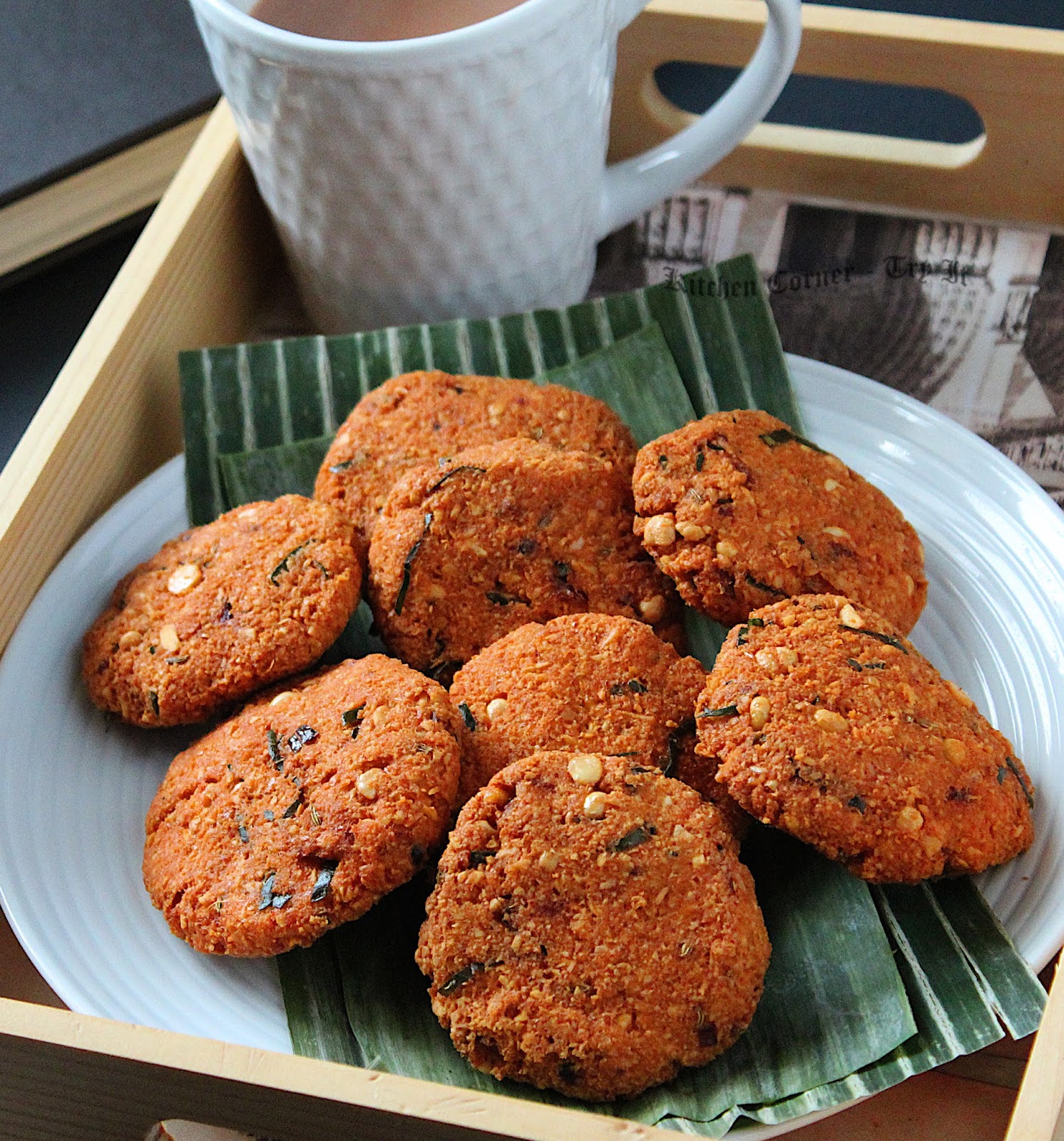 Parippu Vada/Dal Fritters- Easy Tea time Snack