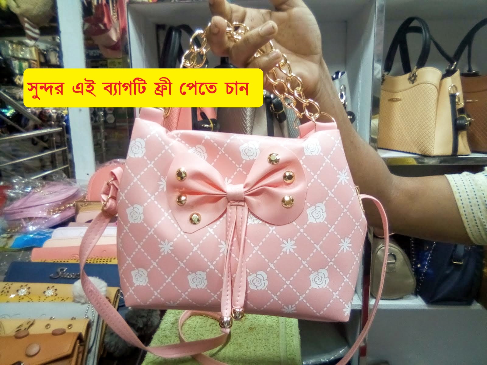 Fancy bag free offer{buy 3 get 1 offer}