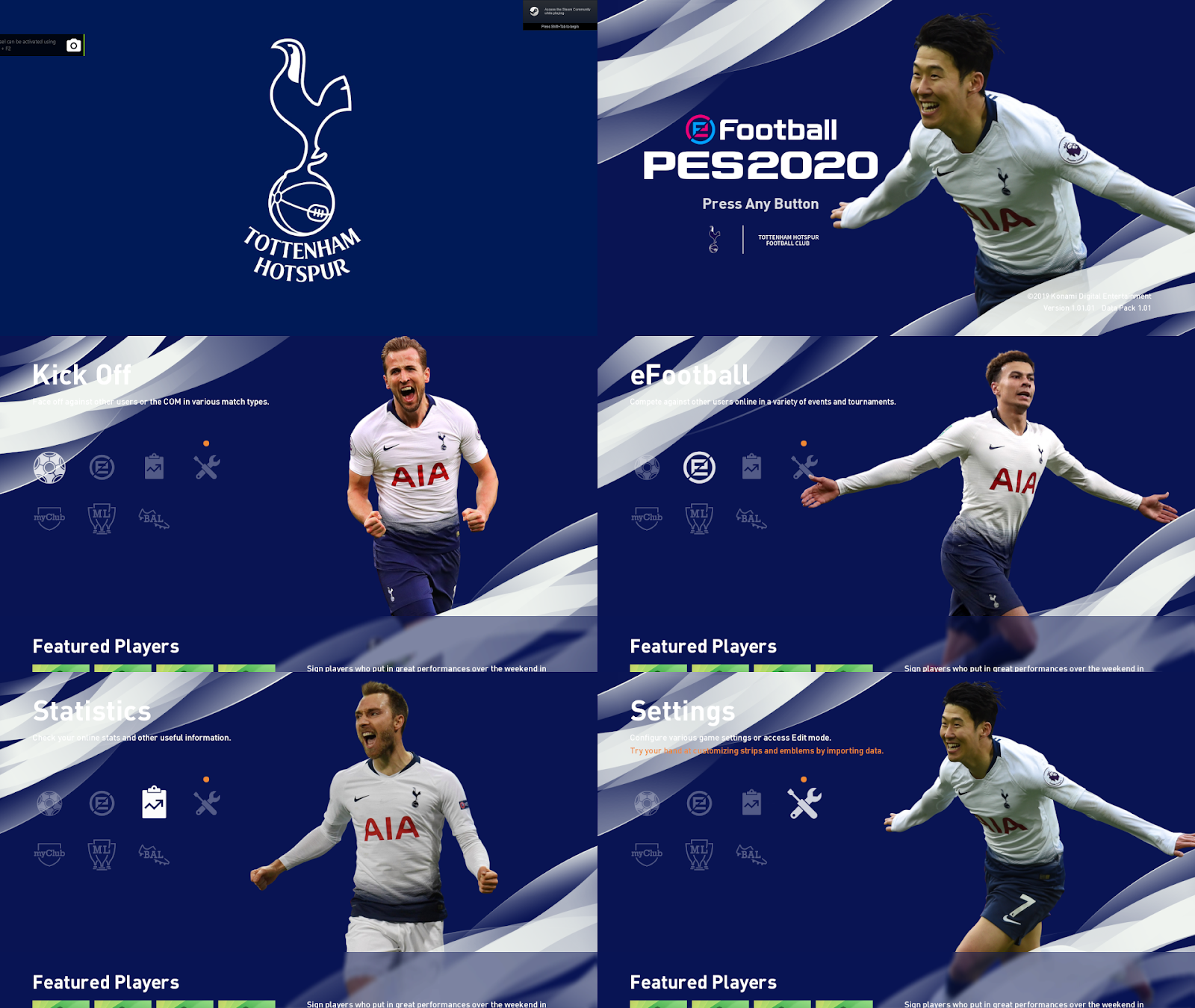 PES 2020 Tottenham Hotspur Menu Mod by Spursfan18 ~ PES-ID | Download ...