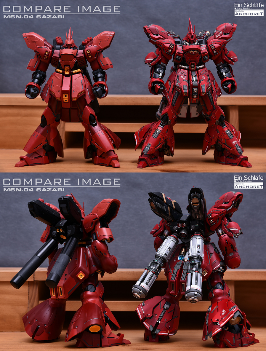 GUNDAM GUY: MG 1/100 Sazabi Ver. Ka - Customized Build