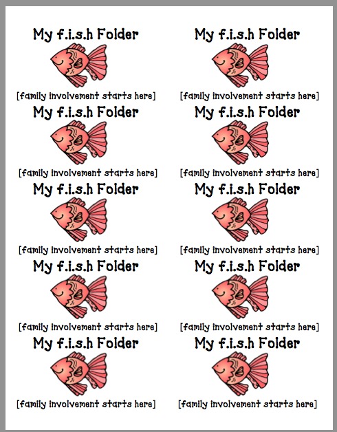 folder labels. | creating & teaching