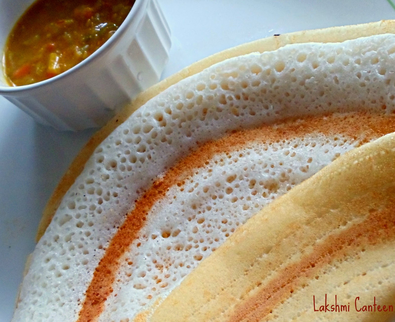 Lakshmi Canteen: White Rice Dosa