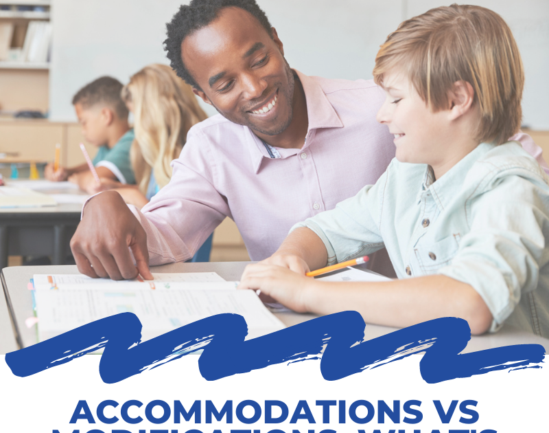 Accommodations vs Modifications: What's the Difference? | And Next ...