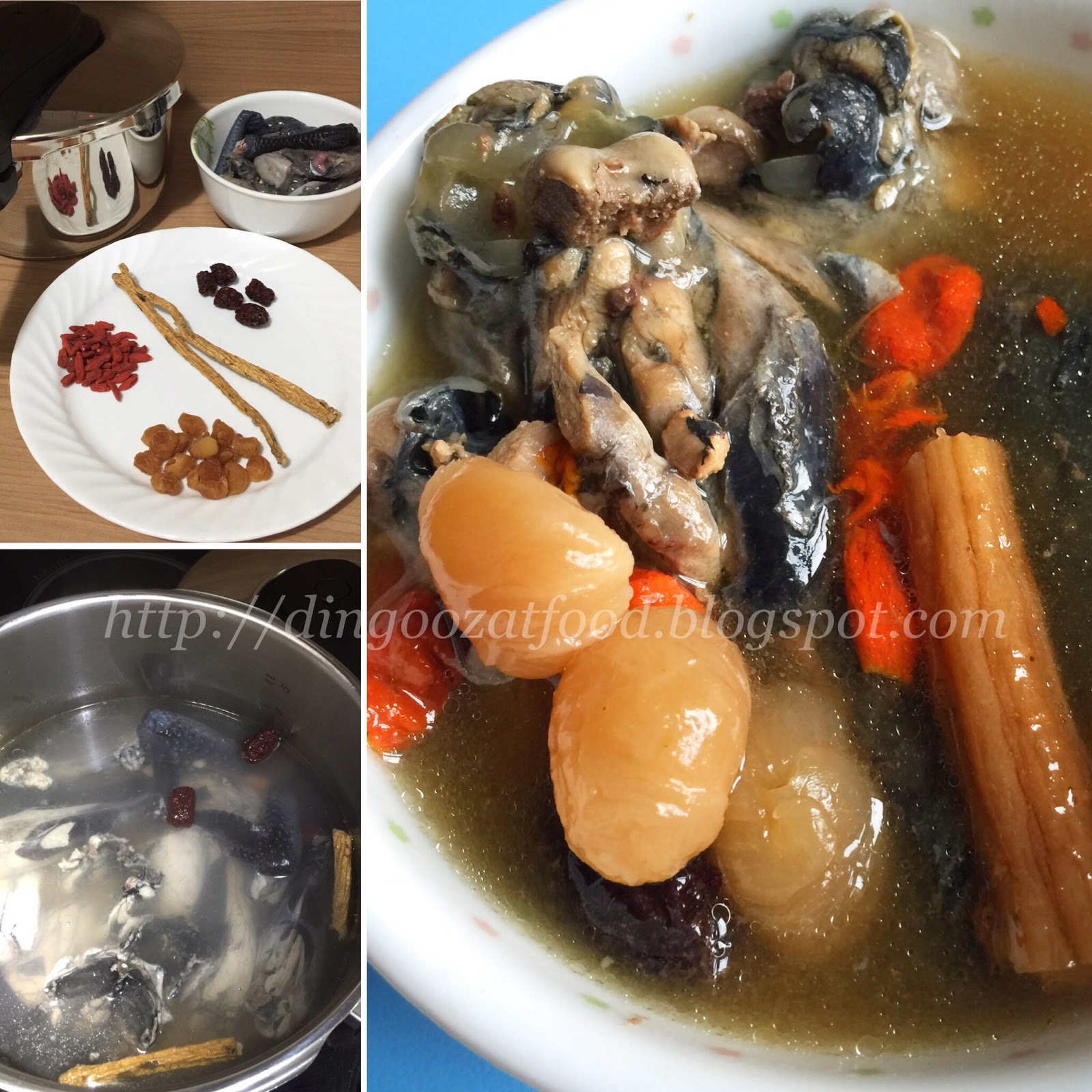 Miki's Food Archives : Black Chicken Dang Shen Soup (aka Codonopsis ...
