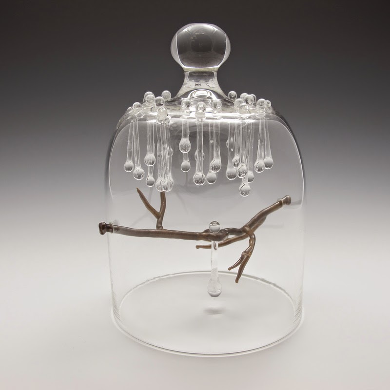 Simply Creative: Bell Jar Glass Sculpture by Kit Paulson
