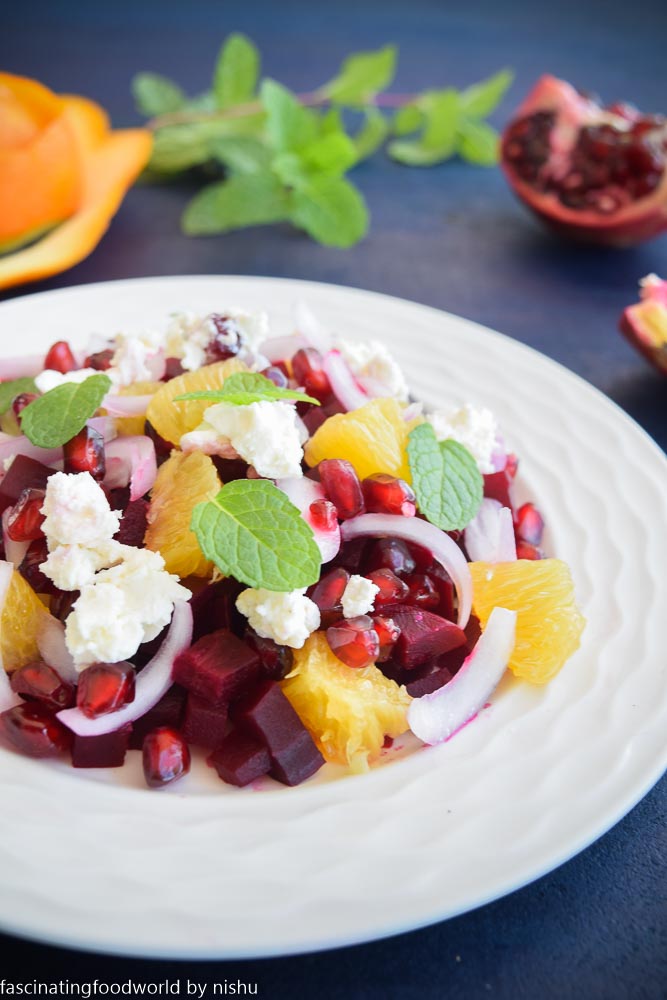Roasted Beetroot and Orange salad