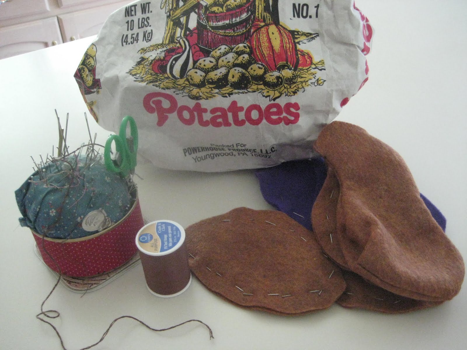 Mother Lightning's Peace Garden: Peace Potato Peeps Part II