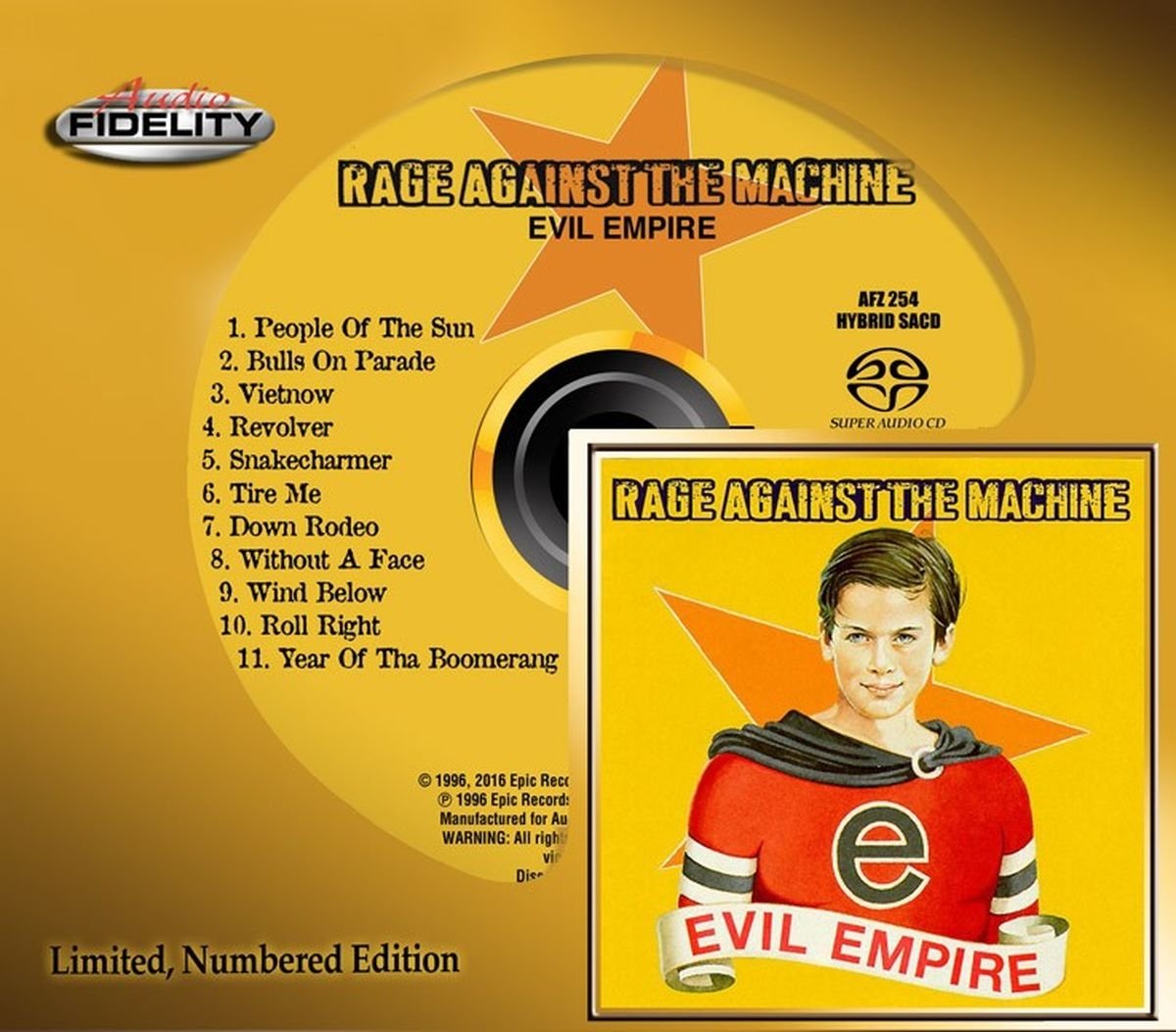 Classic Rock Covers Database: Rage Against The Machine - Evil Empire (1996)