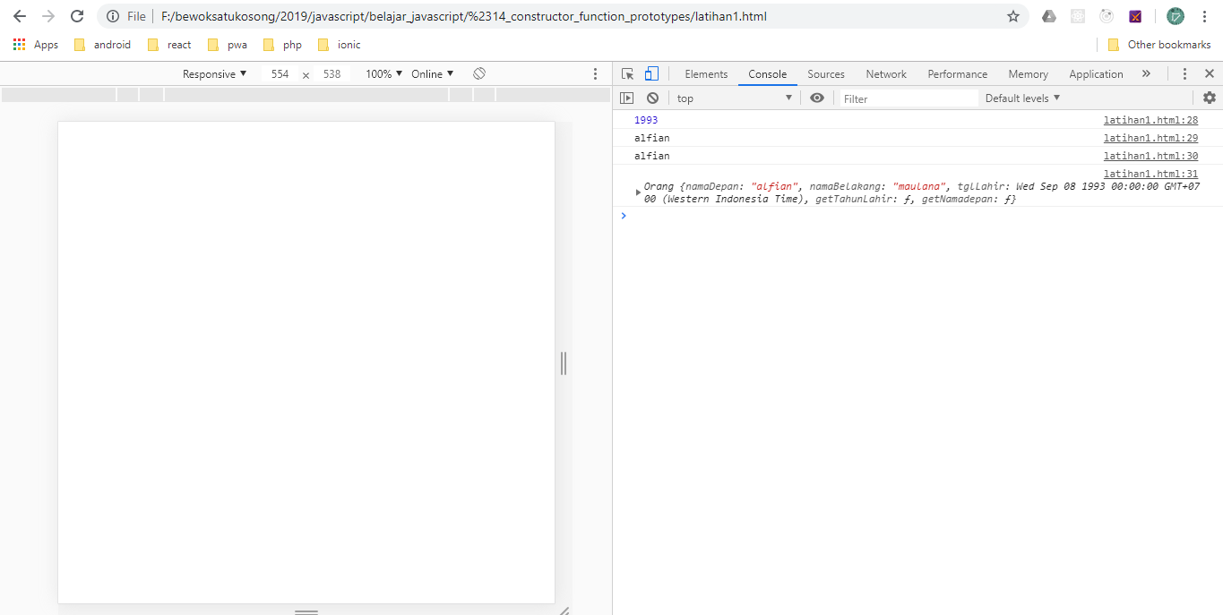 Belajar Javascript Es5 Dan Es6 Part 14 Object Constructor Functions