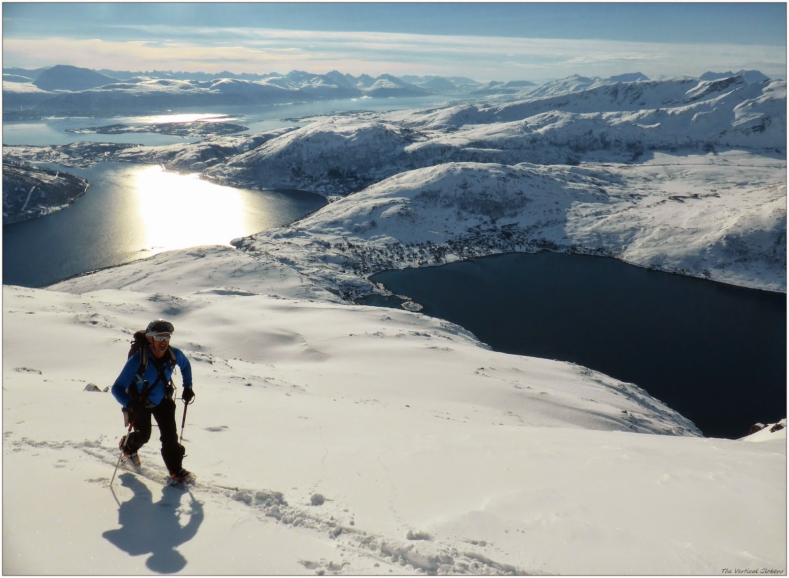 The Vertical Globero: ESQUI DE MONTAÑA EN NORUEGA- TROMSO Y KVALOYA.
